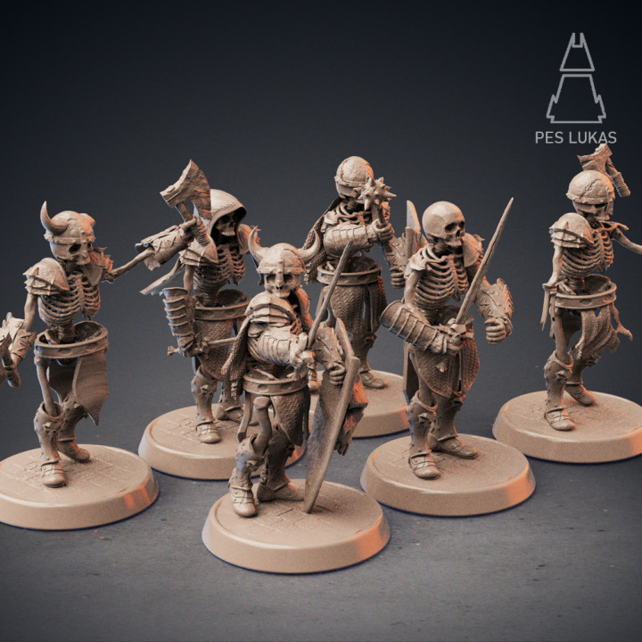 3D Printable Skeleton Army by Pes Lukas