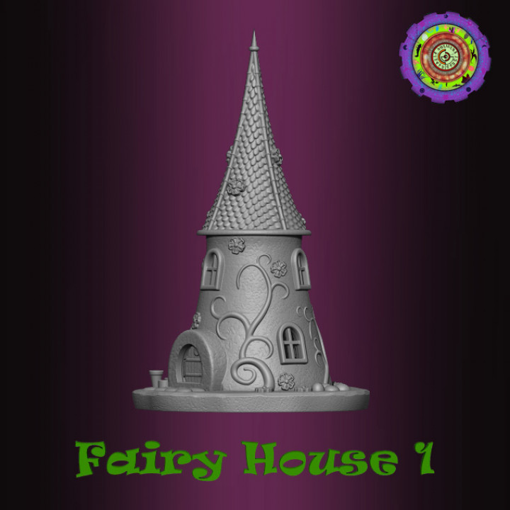 3D Printable Fairy House 1 by C2Dwellers