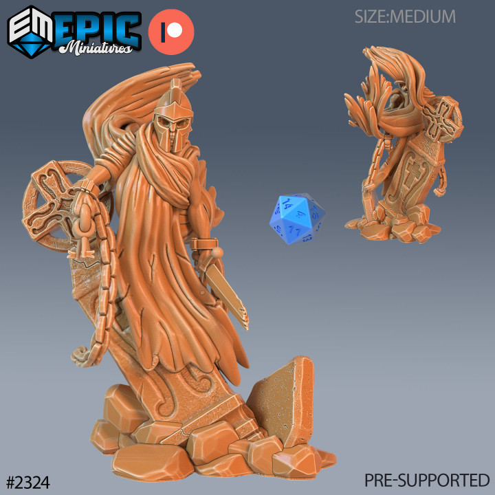 3D Printable Graveyard Ghost Set / Grim Reaper / Life Taker / Skeleton ...