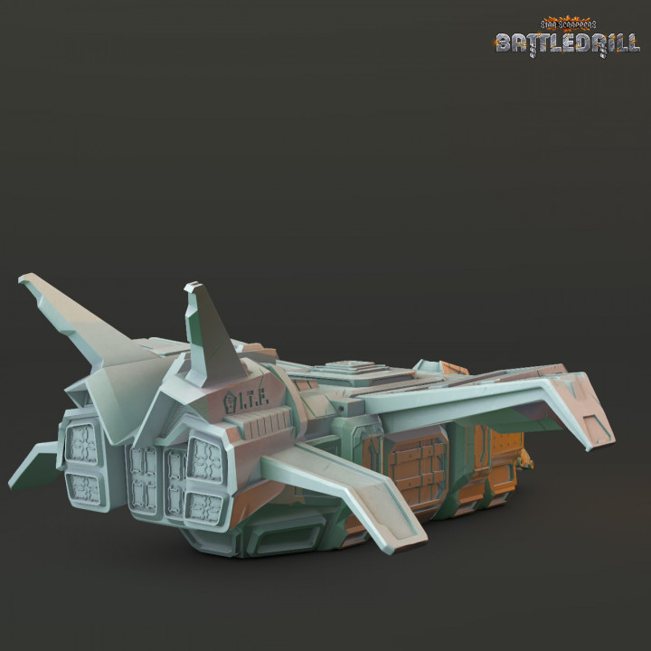 3D Printable Orbital Extraction: Shuttle - Scenario Terrain by Hexy Studio