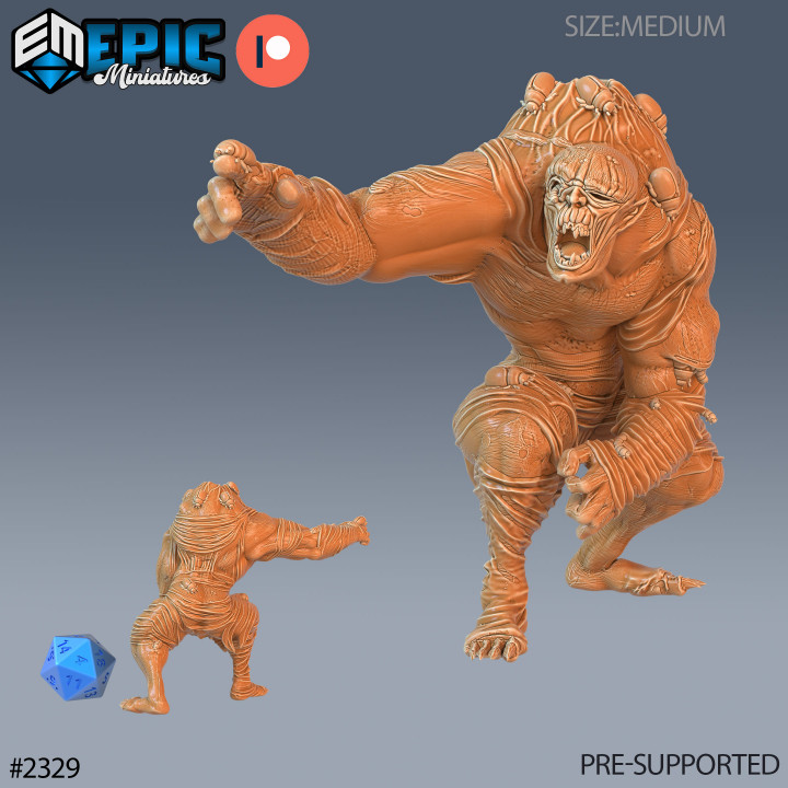 3D Printable Hive Controlled Zombie Set / Flesh Golem / Undead Beast ...
