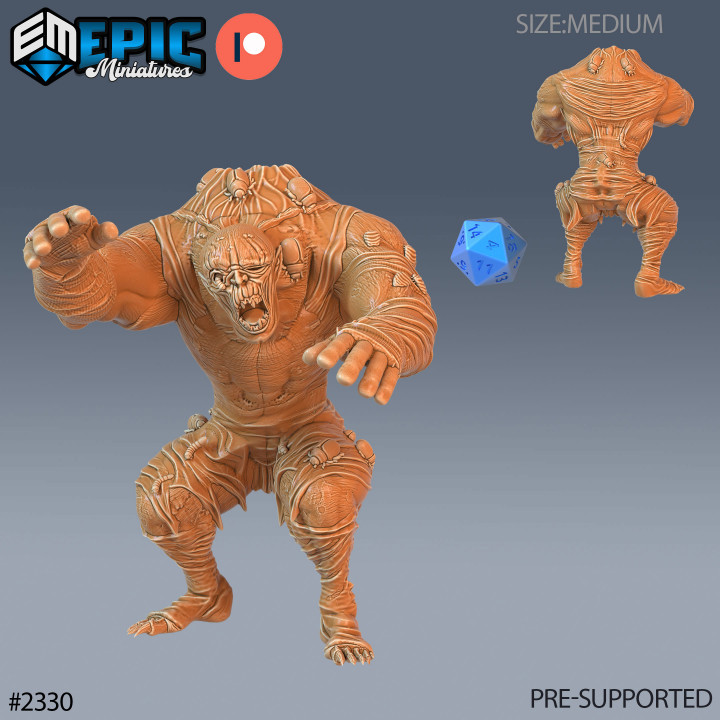 3D Printable Hive Controlled Zombie Set / Flesh Golem / Undead Beast ...