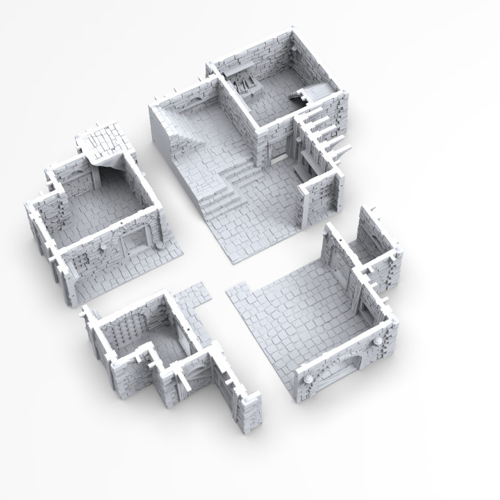 3D Printable Ancrabourg - Prison by 3Dlayeredscenery