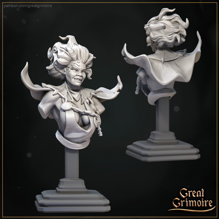 3D Printable Busts vol.9 by Great Grimoire