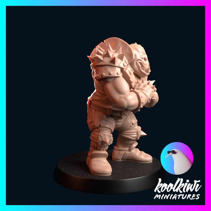 3D Printable Fantasy Football - Tainted Outcasts - Orc by koolkiwi Miniatures