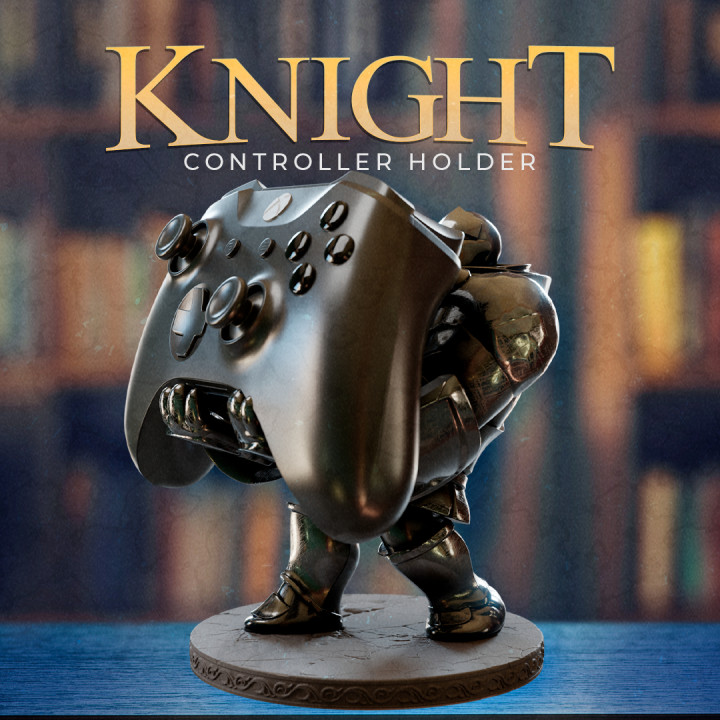 3D Printable Knight Controller Holder by Stlflix