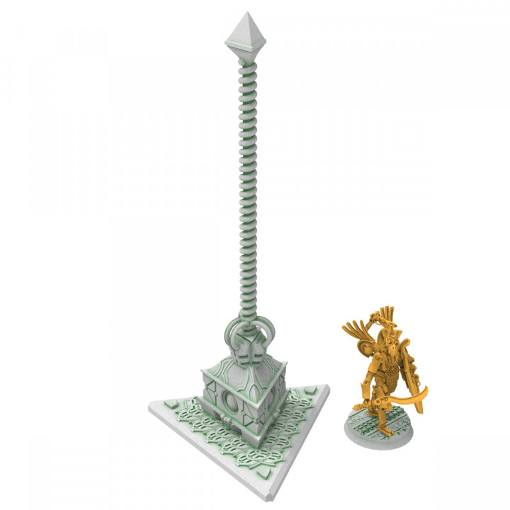 3D Printable x11 Cinan Haven Monumental structures by Tales of Damocles
