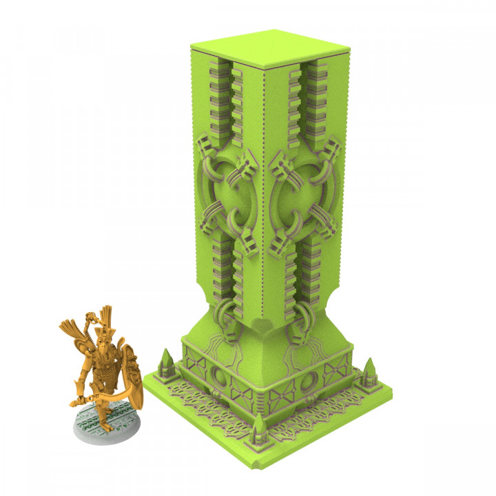 3D Printable x11 Cinan Haven Monumental structures by Tales of Damocles