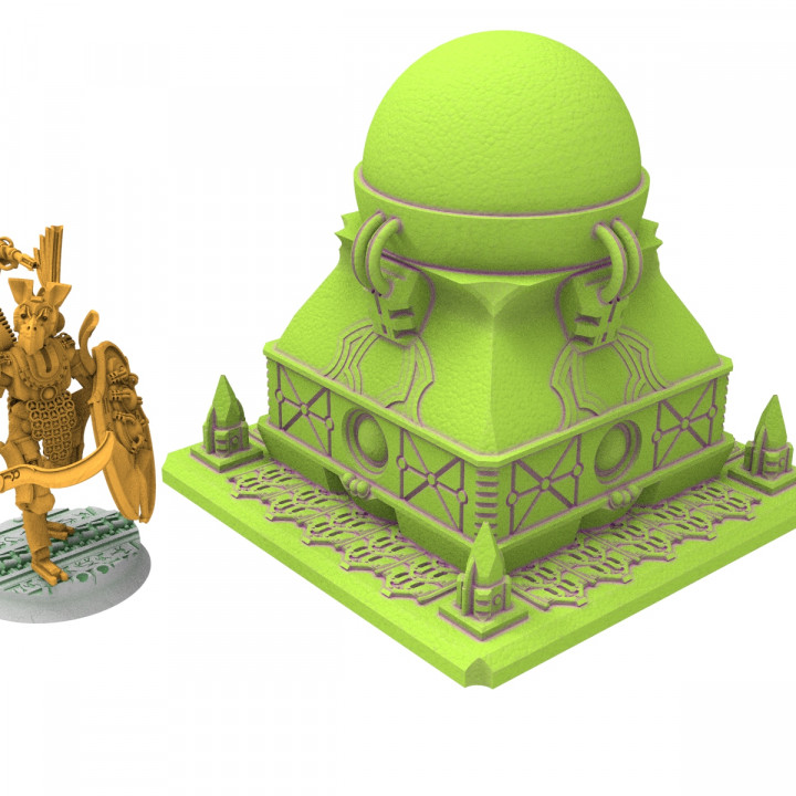 3D Printable x11 Cinan Haven Monumental structures by Tales of Damocles