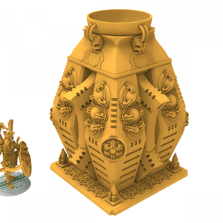 3D Printable x11 Cinan Haven Monumental structures by Tales of Damocles