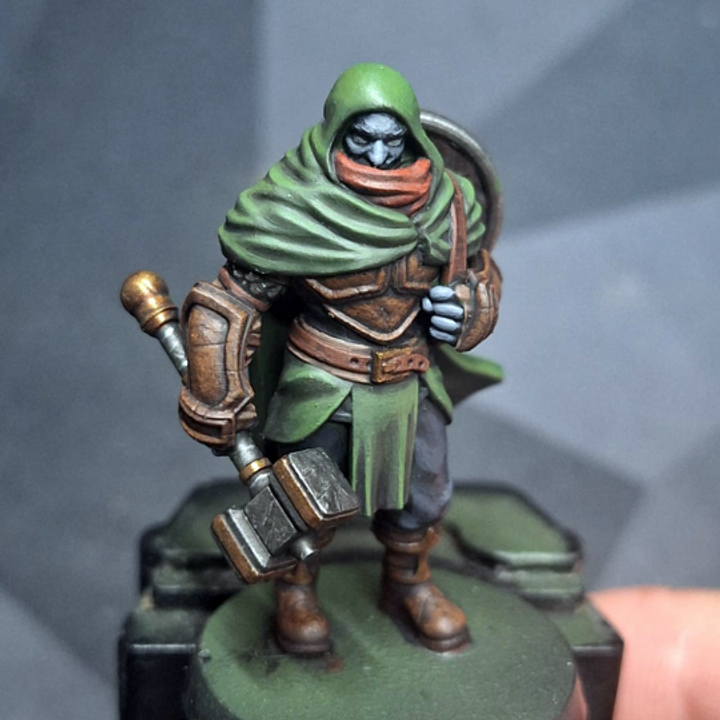 3D Print of Male Human Cloaked Cleric (PRESUPPORTED) by absintherinse