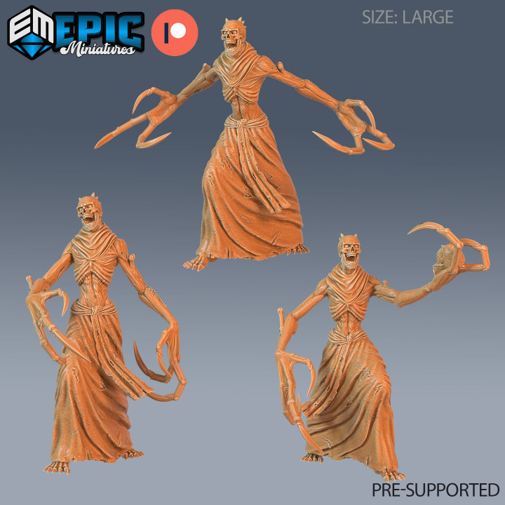 3D Printable Boneclaw Classic Set / Skeleton Army / Lord of the Abyss ...