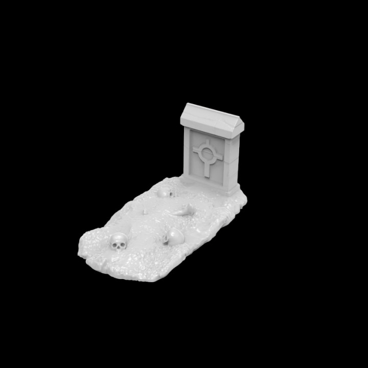 3D Printable Cemetery Battle Map :: Incredible Realms Nulan & Tnjan by ...