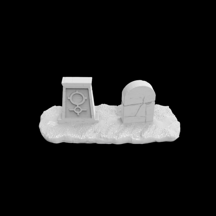 3D Printable Cemetery Battle Map :: Incredible Realms Nulan & Tnjan by ...
