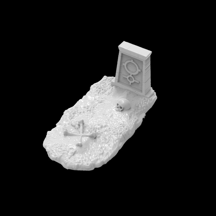 3D Printable Cemetery Battle Map :: Incredible Realms Nulan & Tnjan by ...