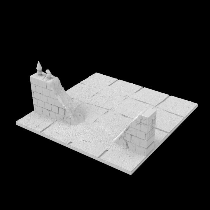 3D Printable Cemetery Battle Map :: Incredible Realms Nulan & Tnjan by ...