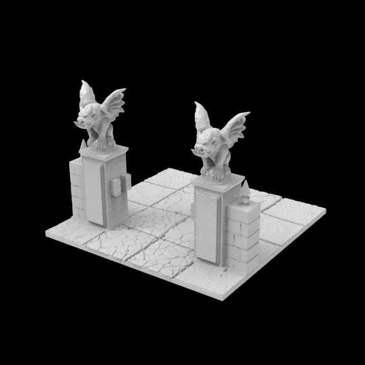 3D Printable Cemetery Battle Map :: Incredible Realms Nulan & Tnjan by ...