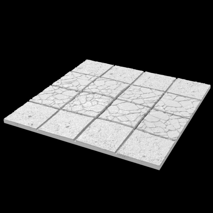 3D Printable Cemetery Battle Map :: Incredible Realms Nulan & Tnjan by ...