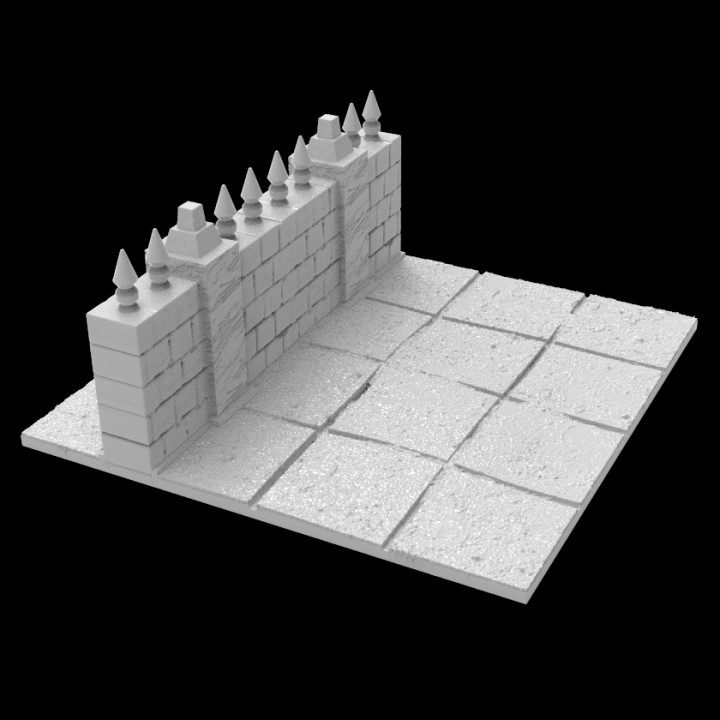 3D Printable Cemetery Battle Map :: Incredible Realms Nulan & Tnjan by ...