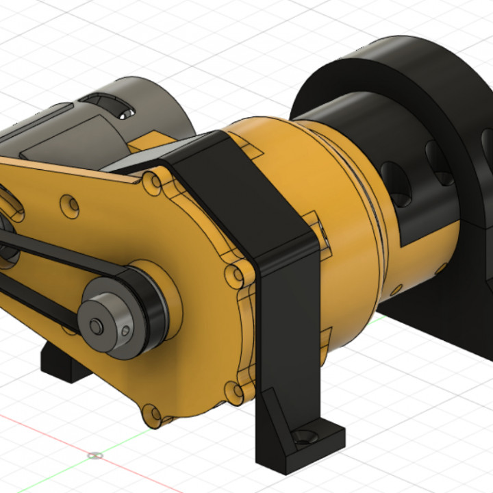 3D Printable 3D-Printable high torque strain wave gearbox - Harmonic drive by Brian Brocken