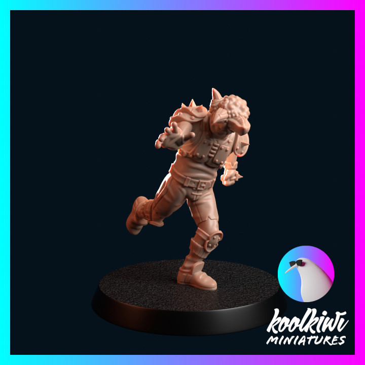 3D Printable Fantasy Football - Tainted Outcasts - Lineman 6 by ...