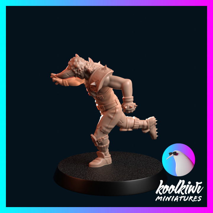 3D Printable Fantasy Football - Tainted Outcasts - Lineman 6 by ...