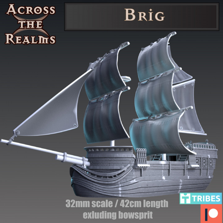 3D Printable Brig by Across the Realms