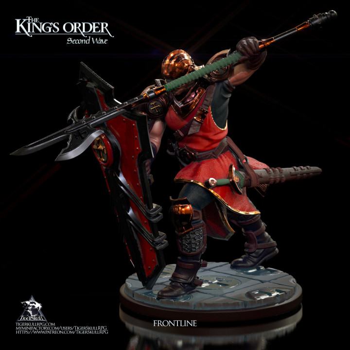 3D Printable The King's Order Footmen by Alex Kolakowski