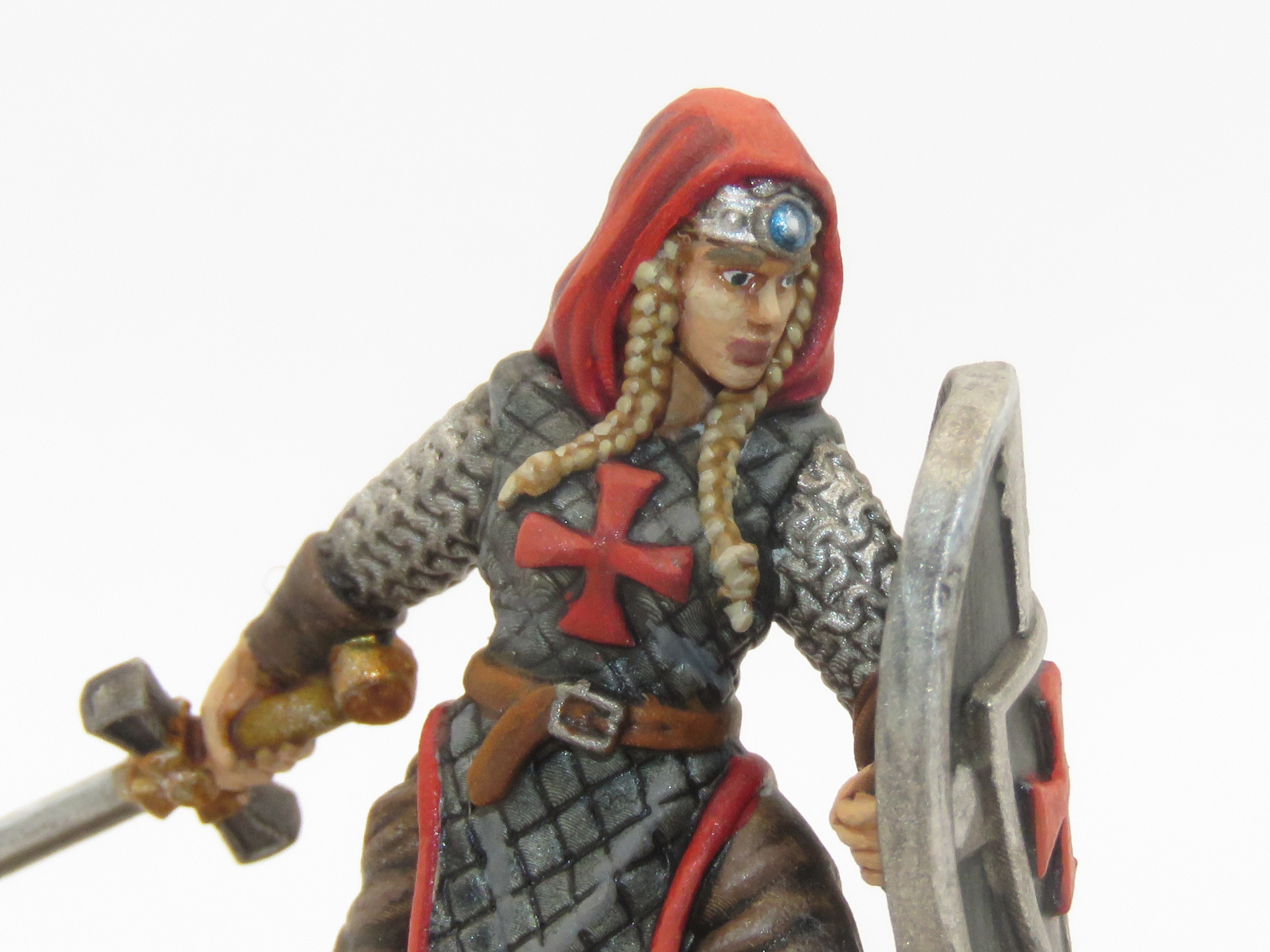 3D Printable Temple woman chain mail-Fantasy women vol 2 by ToyDoy ...