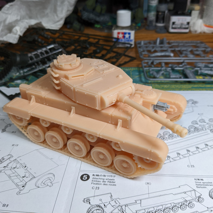 3D Printable TH-2 Lance Frontline Tank by Tread Heads