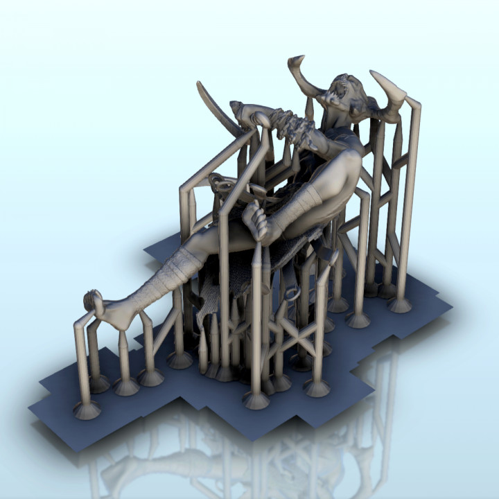 3D Printable Azag infernal daemon (+ presupported version) (1 ...