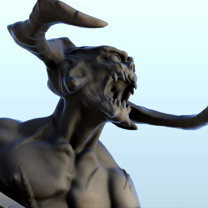 3D Printable Azag infernal daemon (+ presupported version) (1 ...