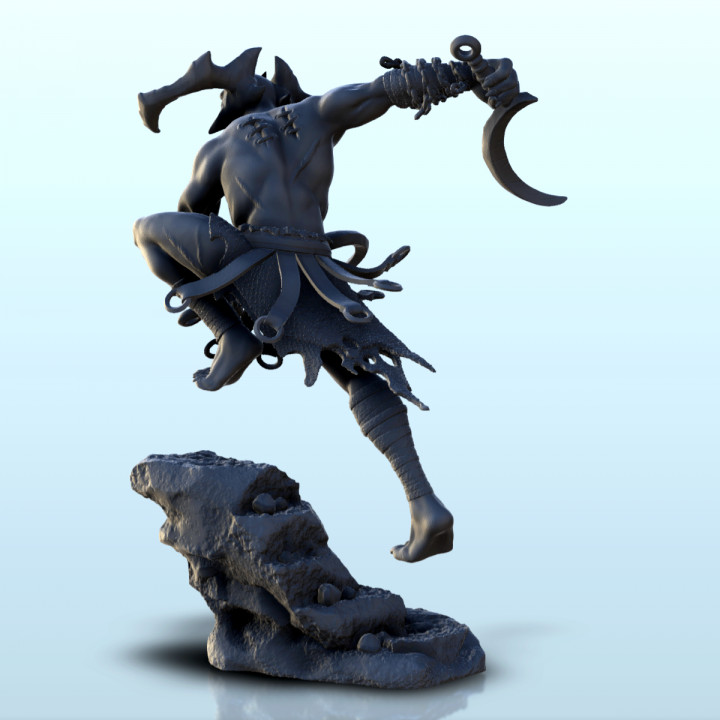 3D Printable Azag infernal daemon (+ presupported version) (1 ...