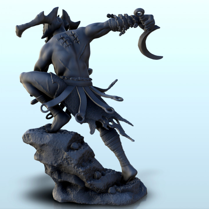 3D Printable Azag infernal daemon (+ presupported version) (1 ...