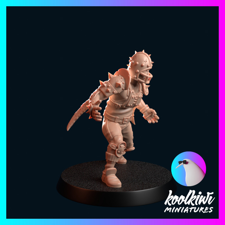 3D Printable Fantasy Football - Tainted Outcasts - Lineman 7 by ...