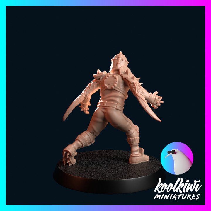 3D Printable Fantasy Football - Tainted Outcasts - Lineman 7 by ...