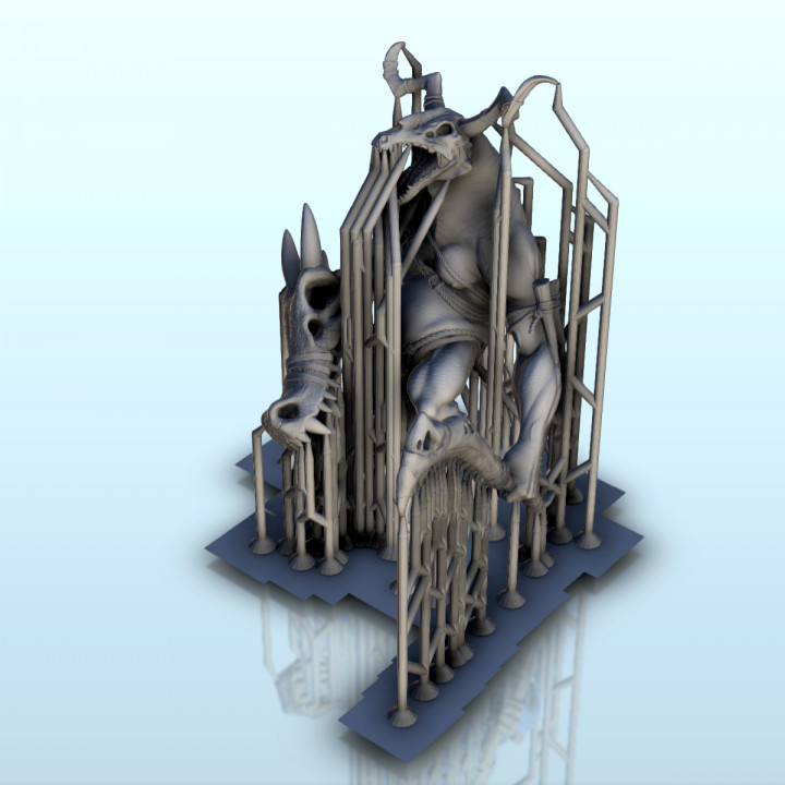 3D Printable Orobas infernal daemon (+ presupported version) (8 ...