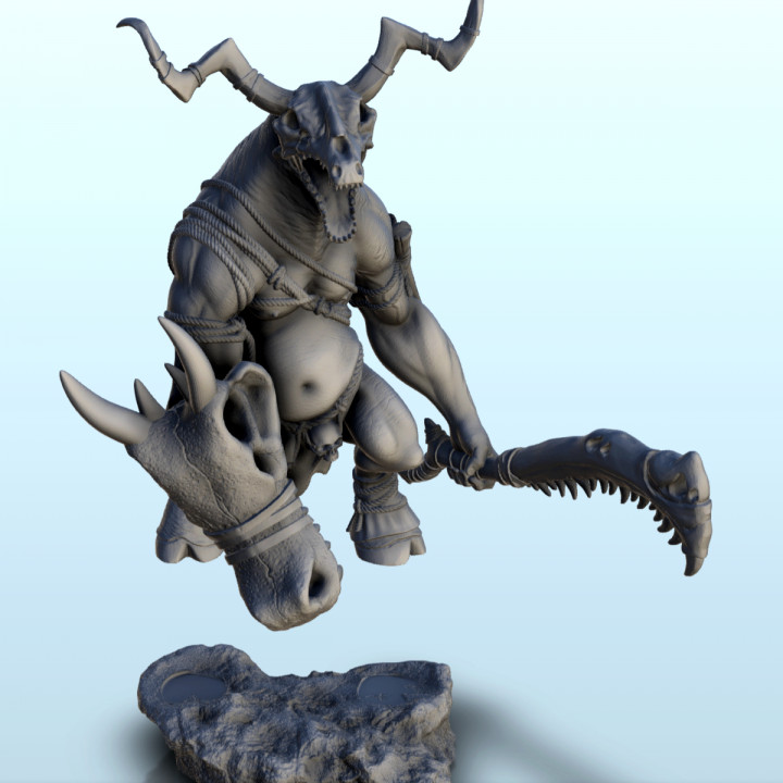 3D Printable Orobas infernal daemon (+ presupported version) (8 ...