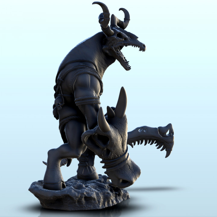 3D Printable Orobas infernal daemon (+ presupported version) (8 ...