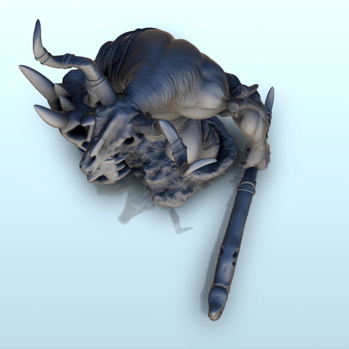 3D Printable Orobas infernal daemon (+ presupported version) (8 ...