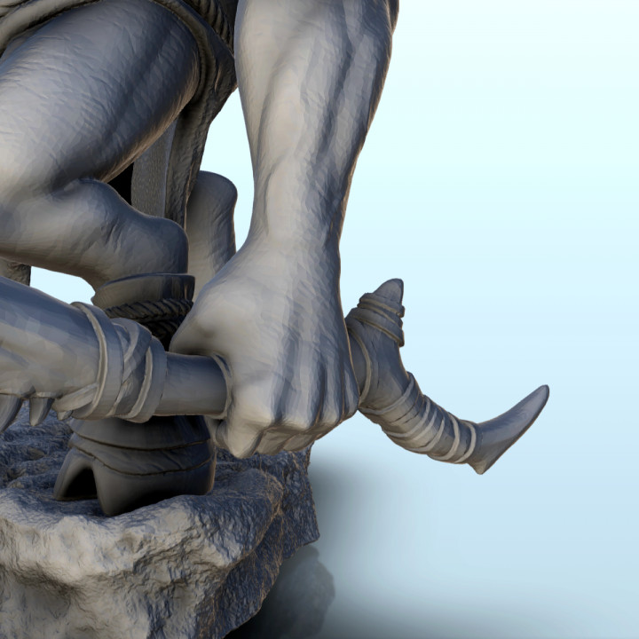 3D Printable Orobas infernal daemon (+ presupported version) (8 ...