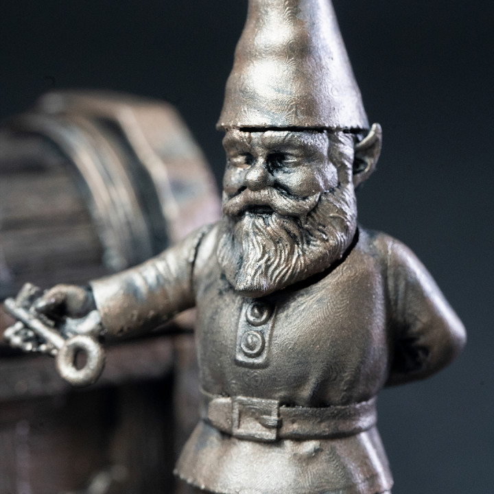 3D Printable My Treasure Gnome by Stlflix