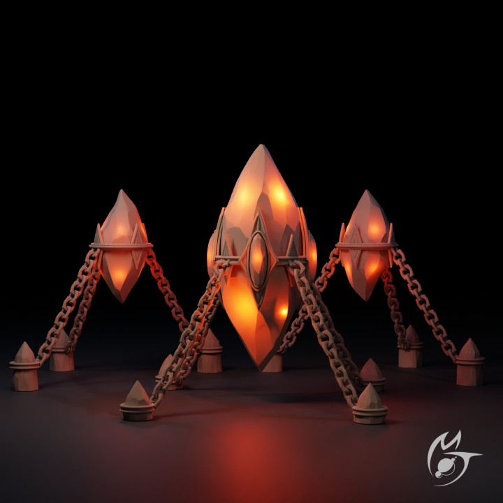 3D Printable Arcane Crystals - Scatter Terrain by Making Tlon