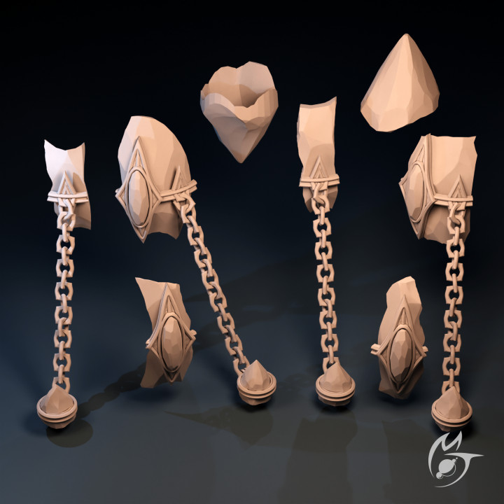 3D Printable Arcane Crystals - Scatter Terrain by Making Tlon