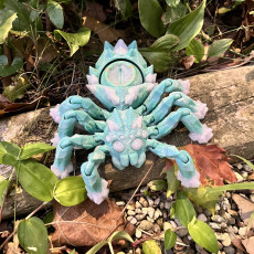 3D Printable Spinner SPYder (Articulated Fidget Spider) by Cinderwing3D