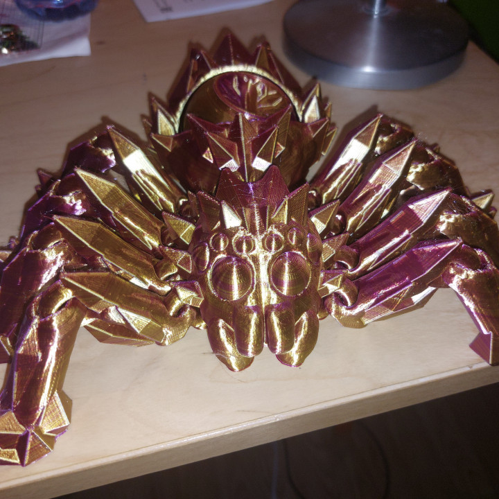 3D Print of Spinner SPYder (Articulated Fidget Spider) by justinbennett1