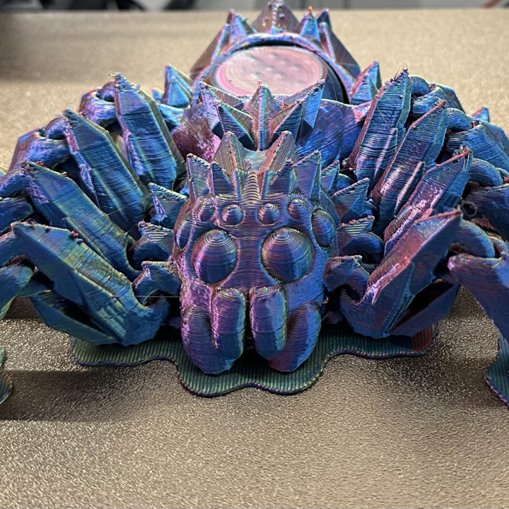 3D Print of Spinner SPYder (Articulated Fidget Spider) by JonnyHarm