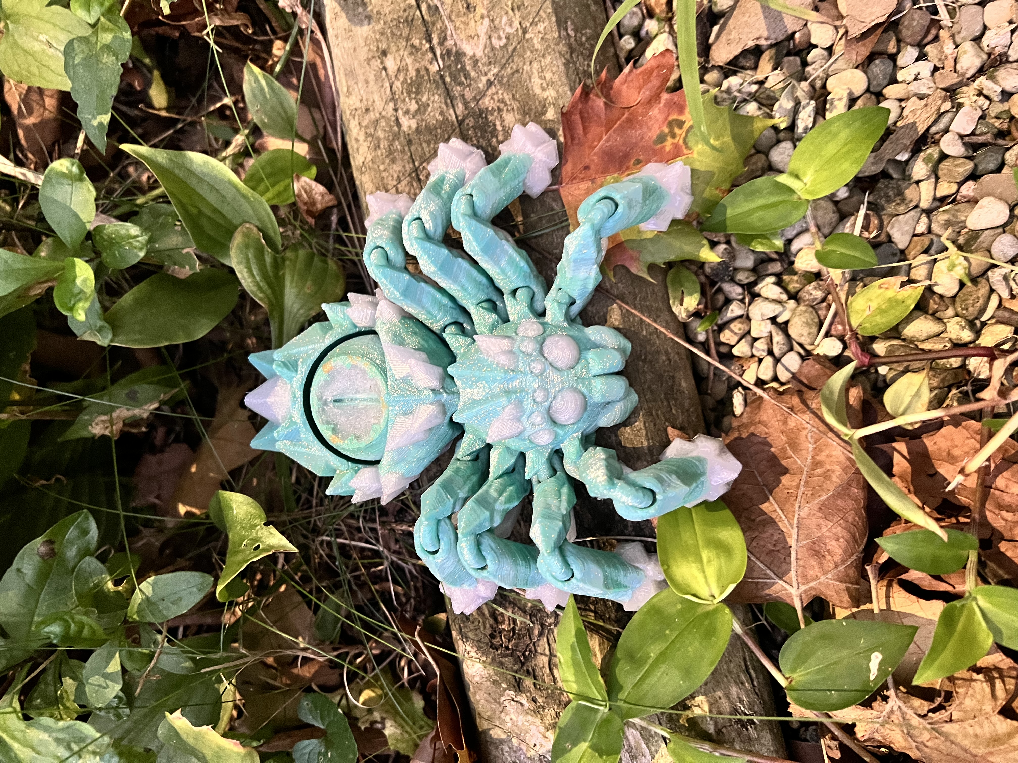 3D Printable Spinner SPYder (Articulated Fidget Spider) by Cinderwing3D