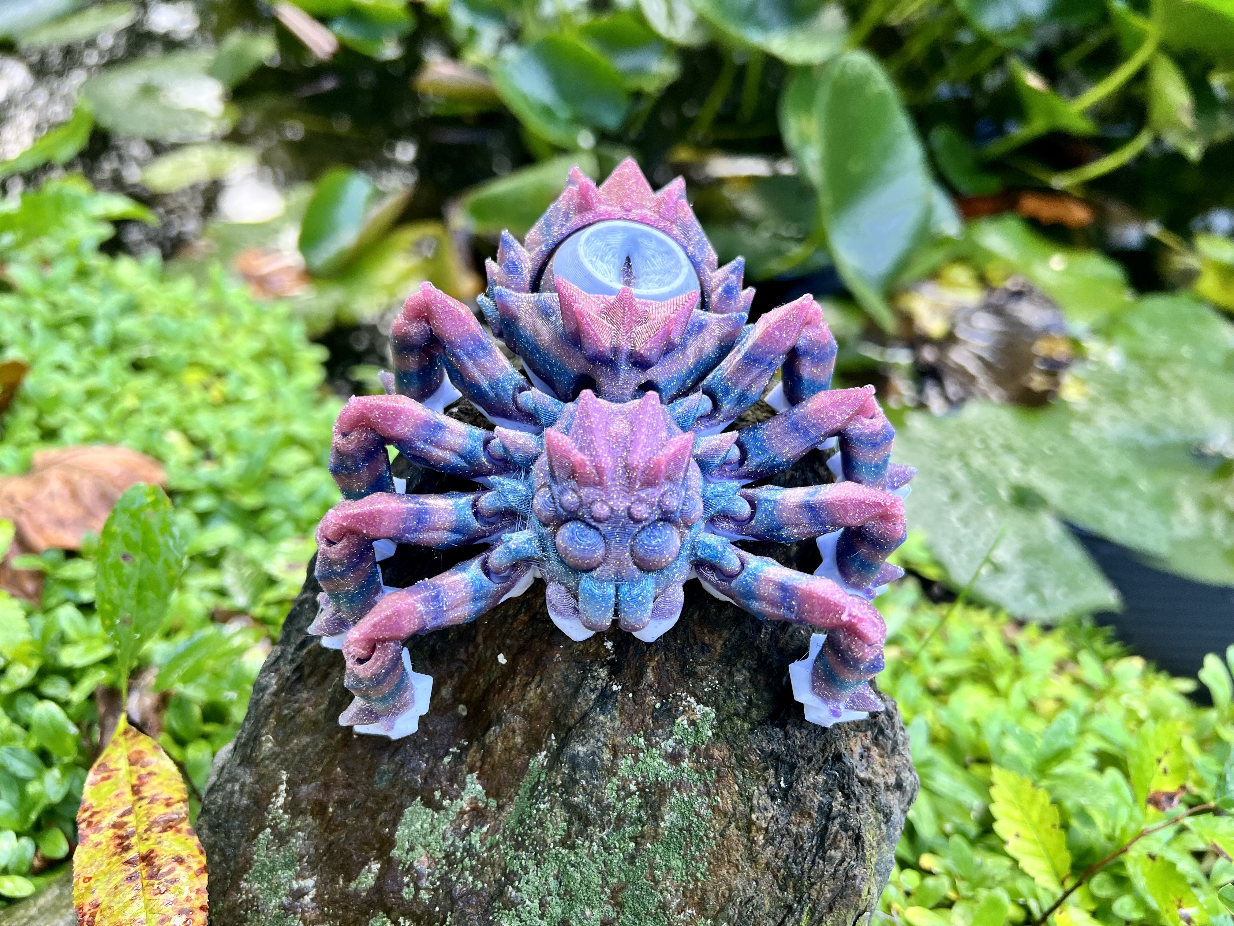 3D Printable Spinner SPYder (Articulated Fidget Spider) by Cinderwing3D