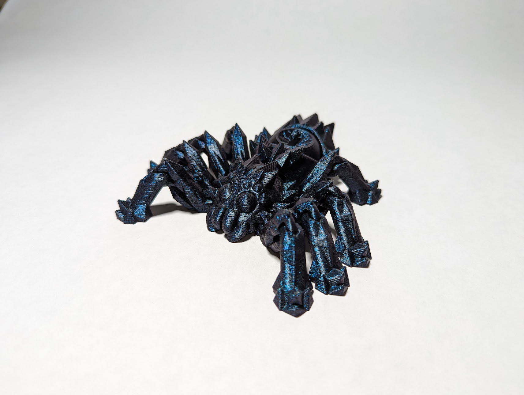 3D Printable Spinner SPYder (Articulated Fidget Spider) by Cinderwing3D